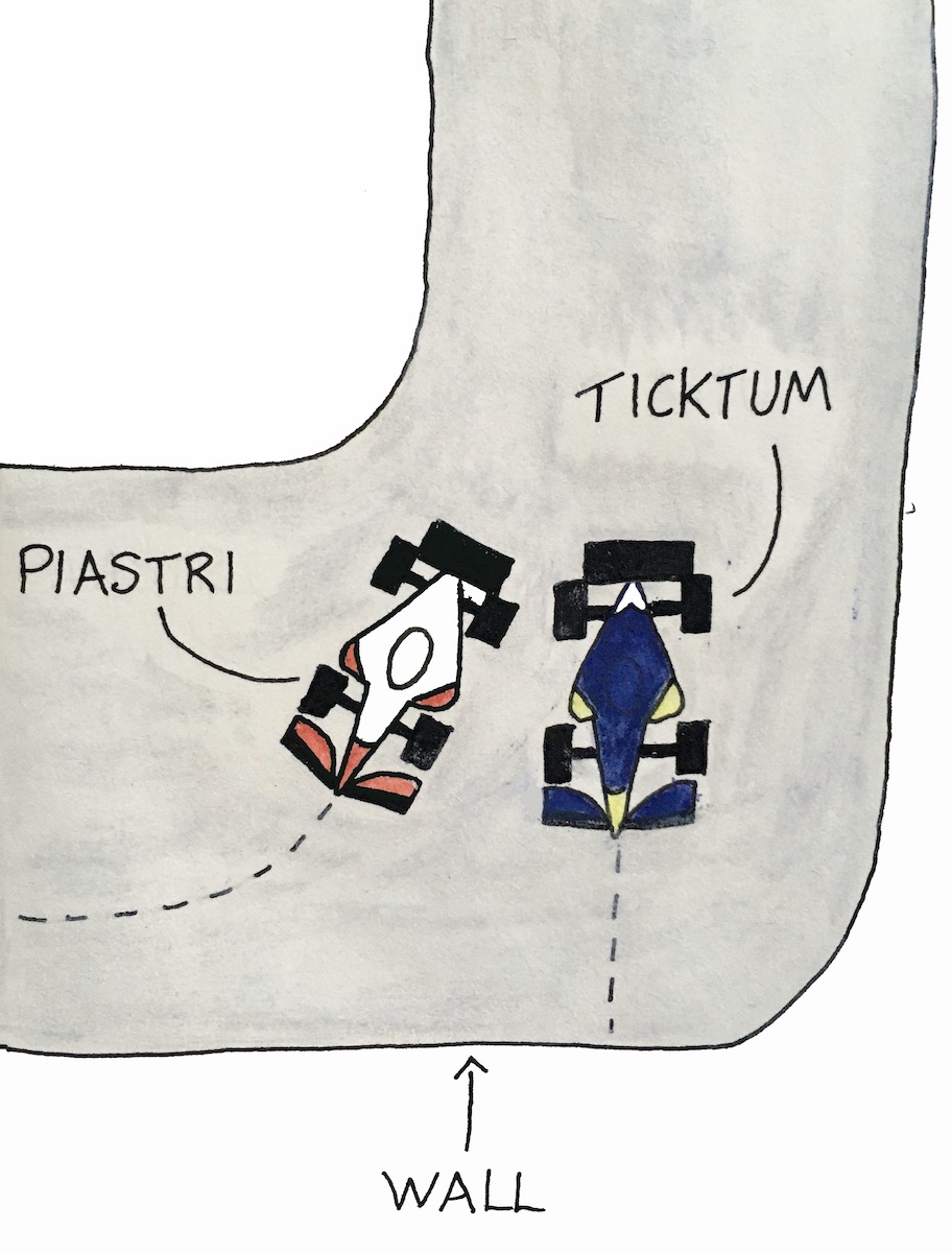 F2 Monaco 2021 - In the gravel trap